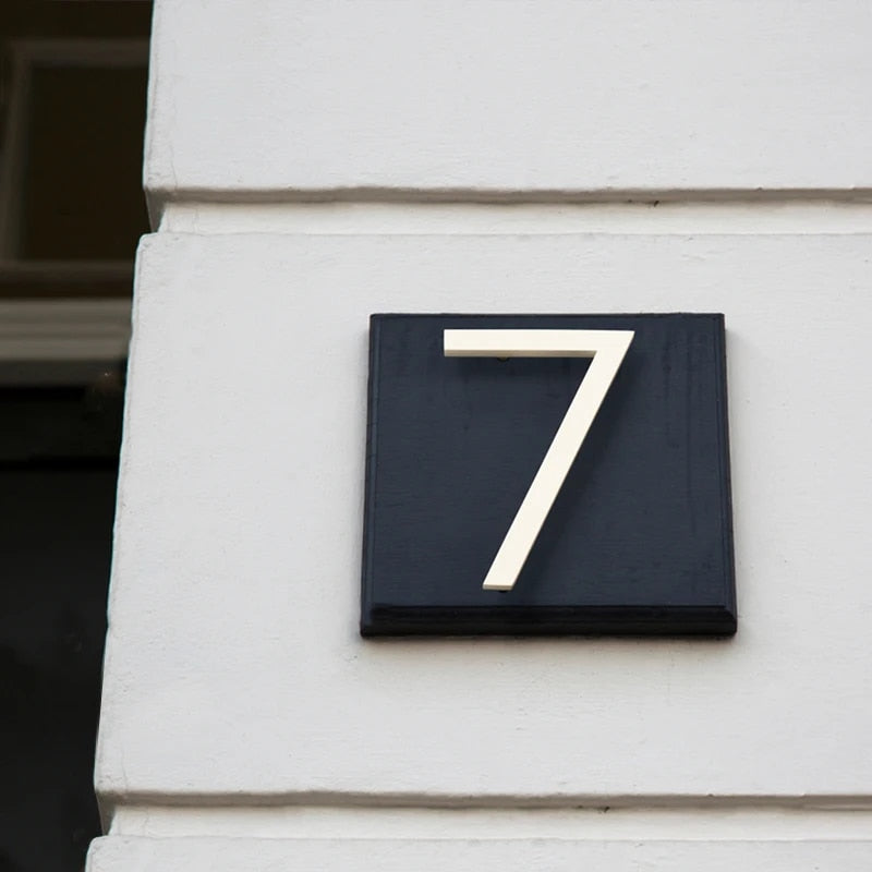 Leroy Floating White House Numbers | House Numbers UK – Love Decors