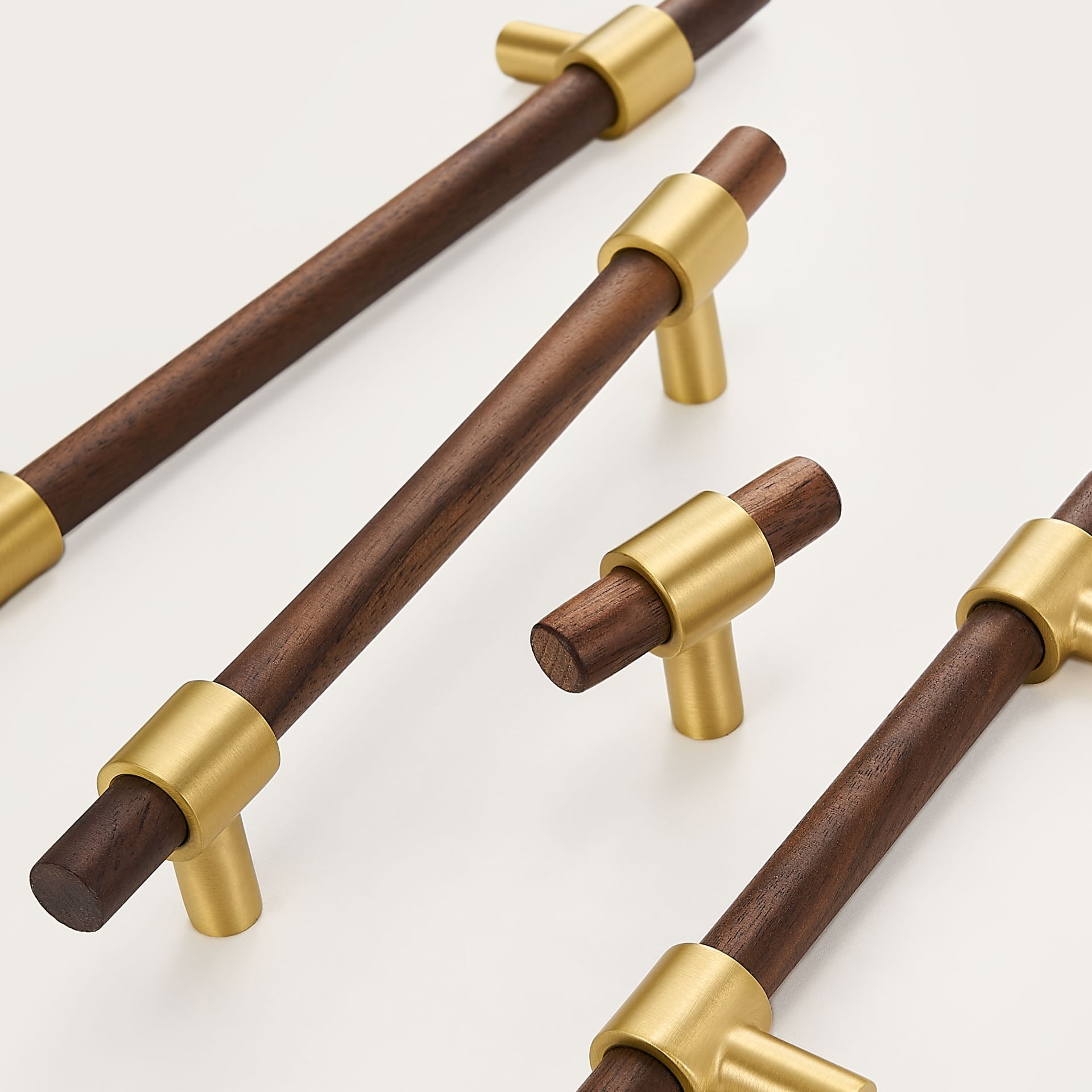 Crosby Walnut & Solid Brass Handles | Furniture Online Stores – Love Decors
